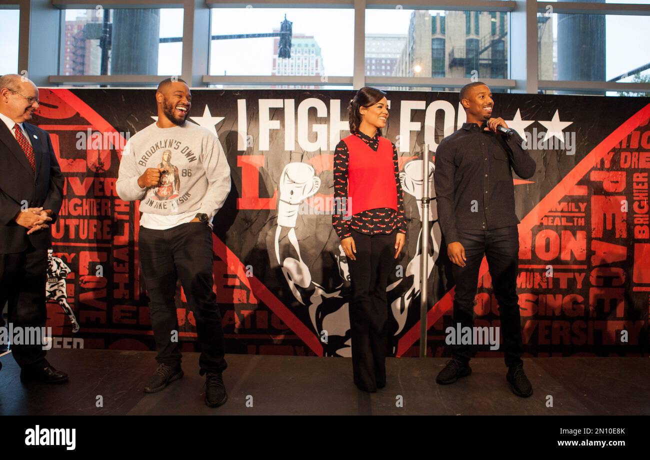 Principle Dr. Joe Powers, director Ryan Coogler with actors Tessa ...
