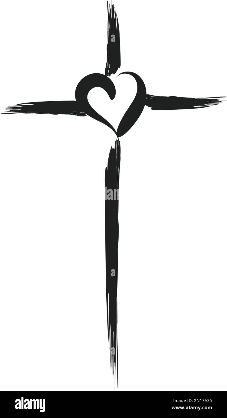 Jesus christ tattoo crucifixion Stock-Vektorgrafiken kaufen - Alamy