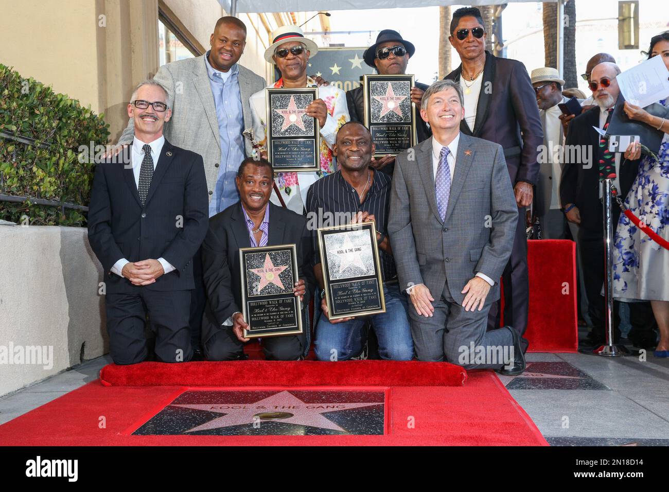 Mitch O'Farrell, from bottom left, Vincent Herbert, Robert "Kool" Bell ...