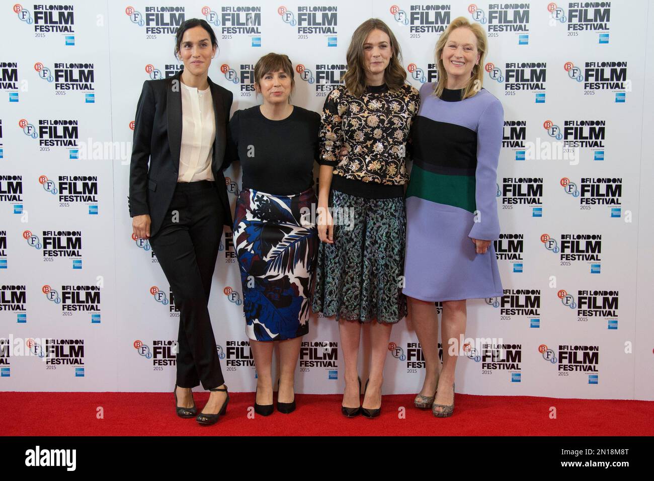 Director Sarah Gavron, from left, and writer Abi Morgan pose for ...