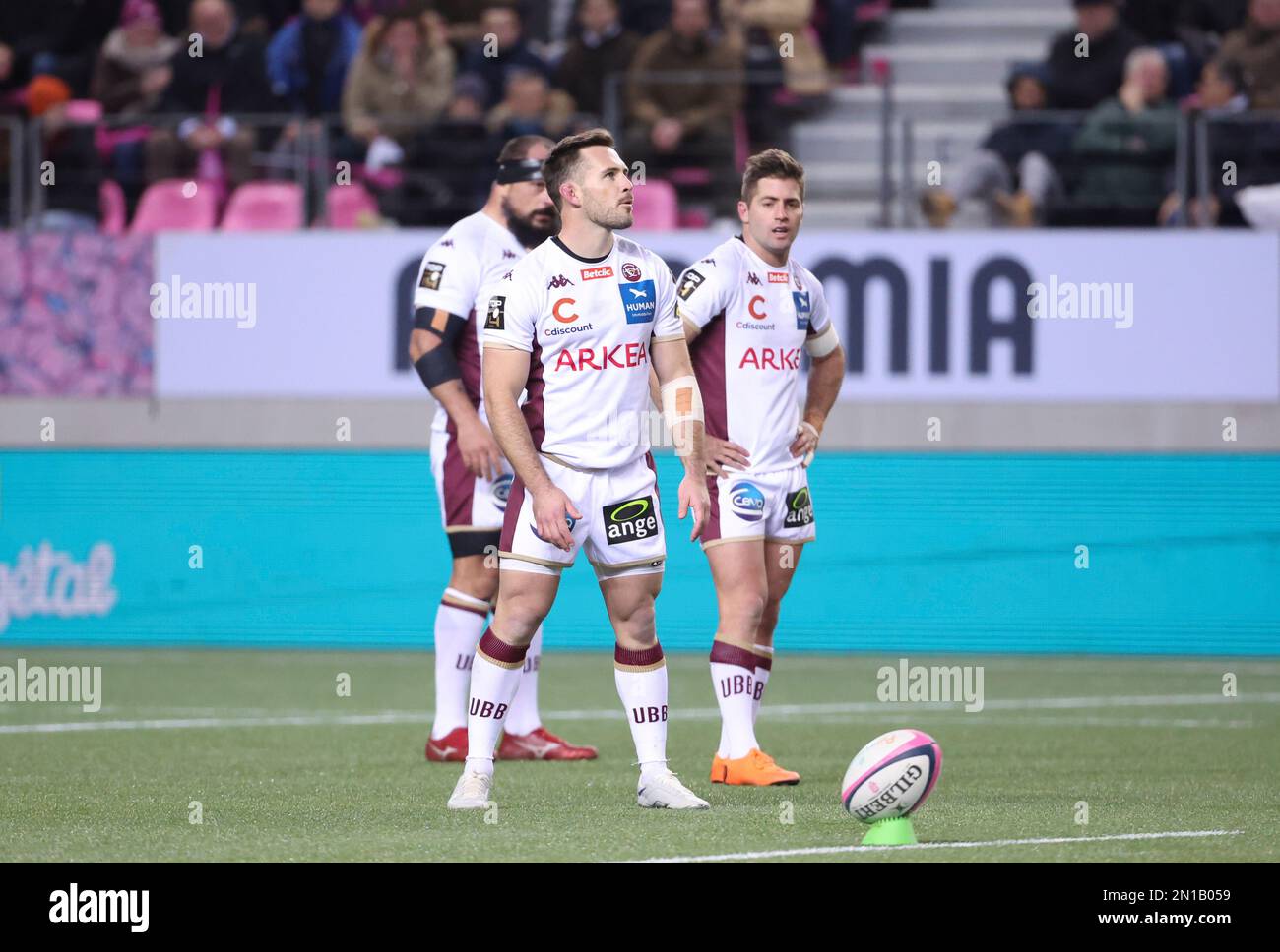 Zack Holmes von Bordeaux Begles während des französischen ...