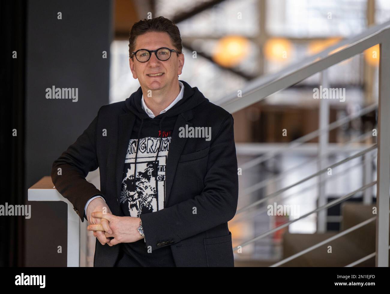 Berlin, Deutschland. 06. Februar 2023. Aviel Cahn, der zukünftige künstlerische Direktor der ...