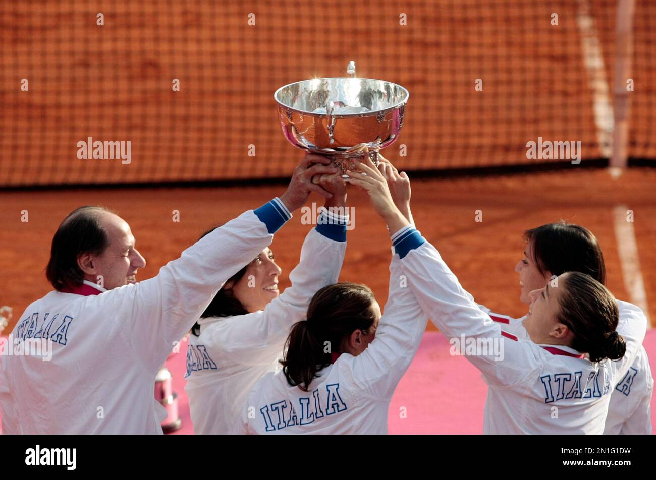FILE -- In this file photo taken on Nov. 8, 2009, from left, Italy's ...