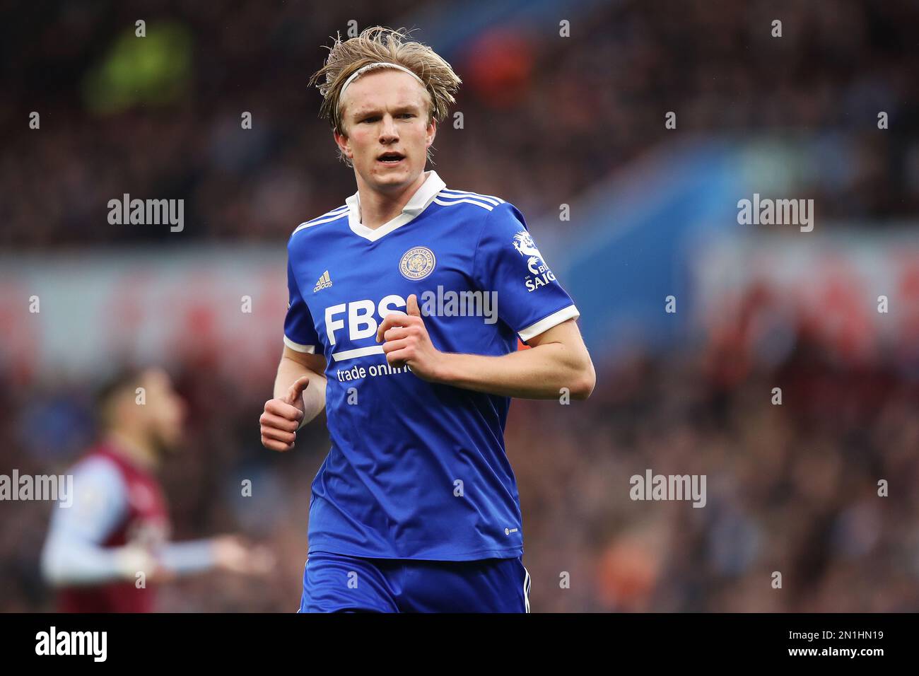 Victor Kristiansen von Leicester City während des Premier League-Spiels ...