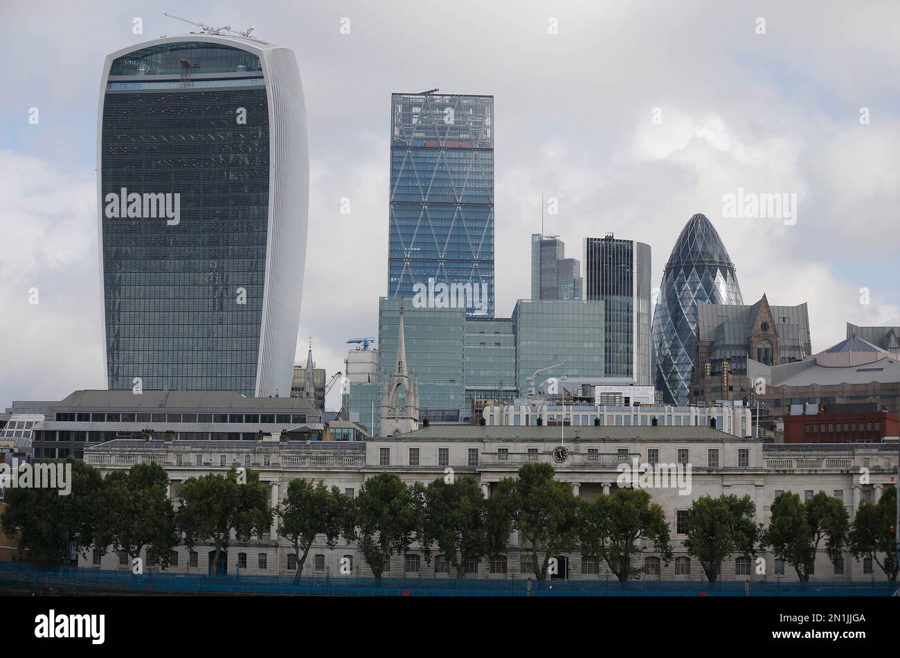 London's Walkie Talkie building, left, was judged UK's worst building ...