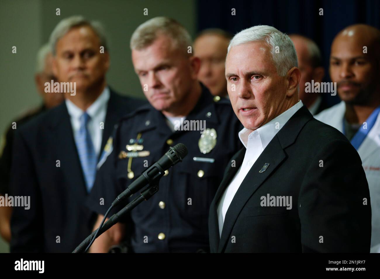 Indiana Gov. Mike Pence announces the formation of the Governor’s Task ...
