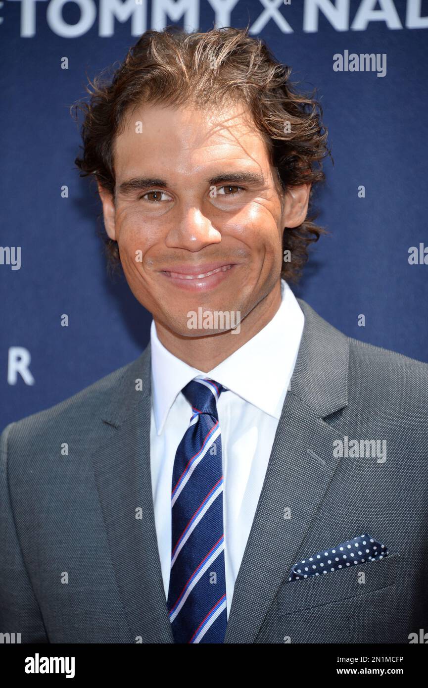 Professional tennis player Rafael Nadal attends the Tommy Hilfiger ...