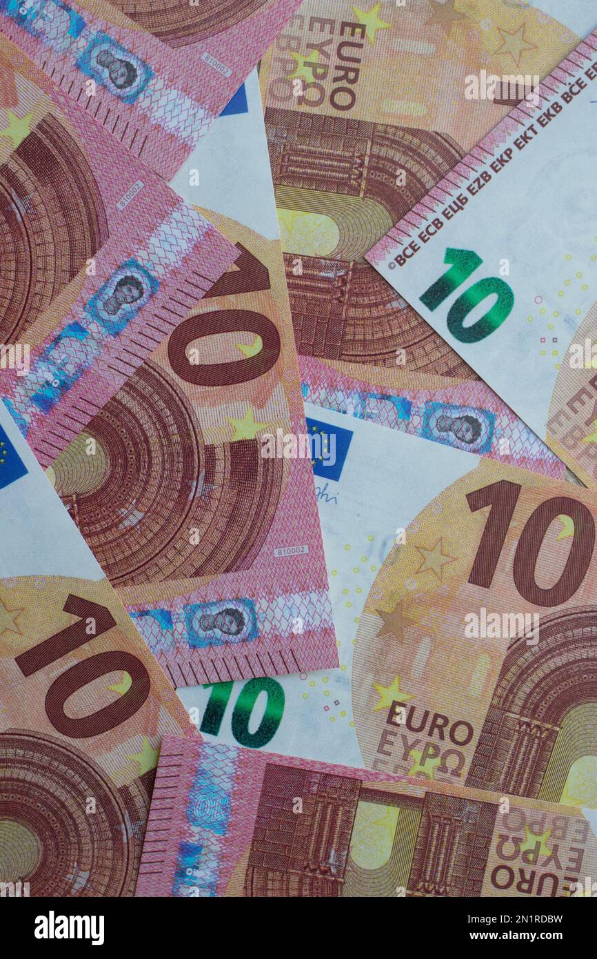 Ten 10 euro bill note -Fotos und -Bildmaterial in hoher Auflösung – Alamy