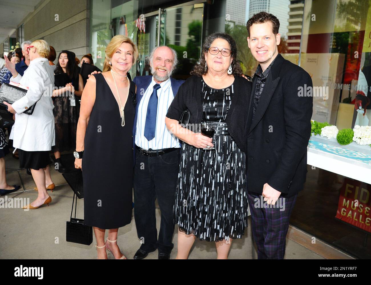 Barbara Bundy, FIDM museum director, from left, Jerry Gorelick, Joady ...