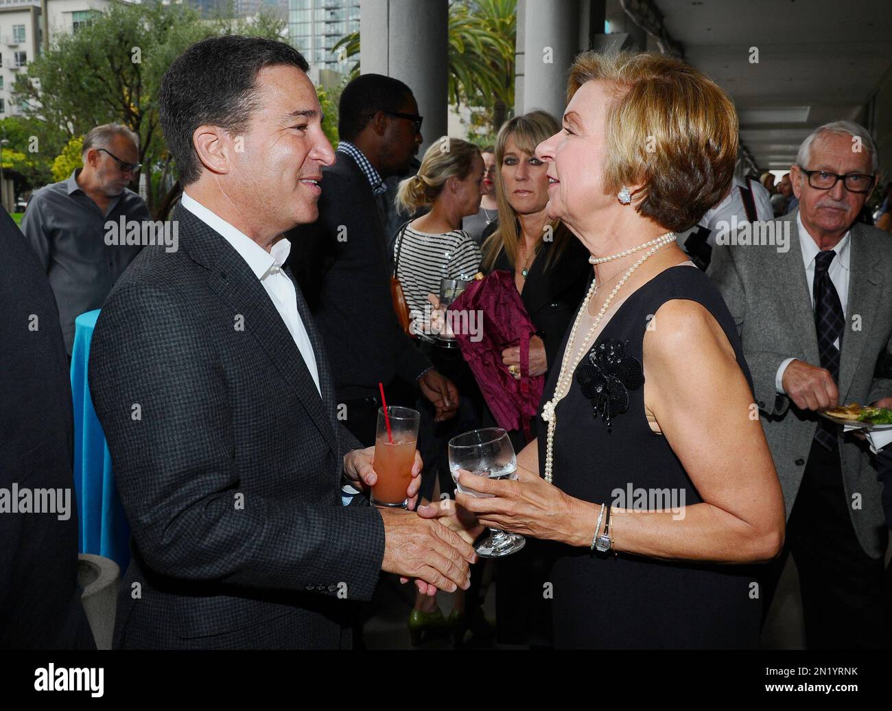 Bruce Rosenblum, chairman and CEO, the Television Academy, left, and ...