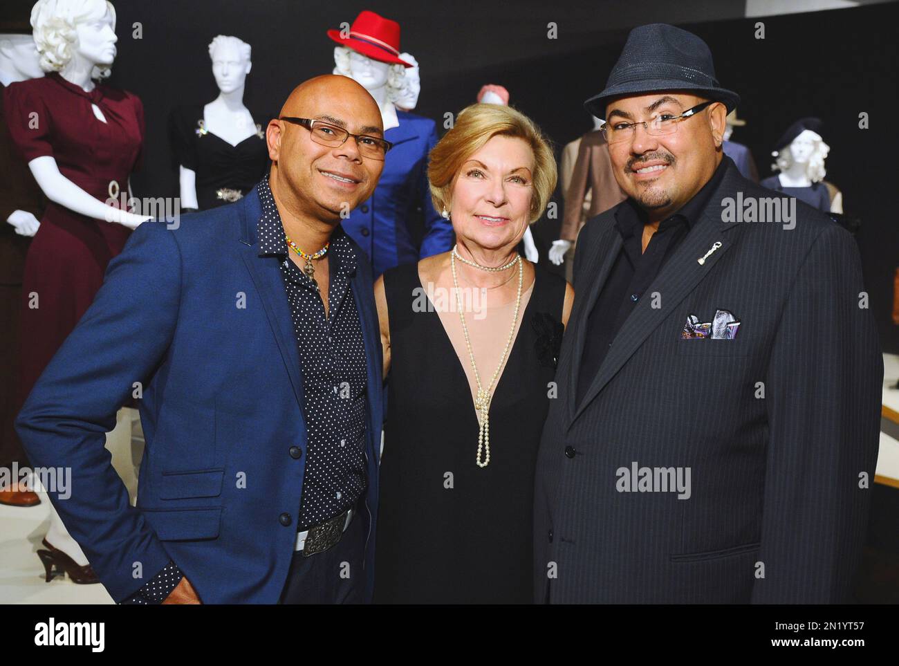 Alonzo Wilson, from left, costume designer of "Manhattan," Barbara ...