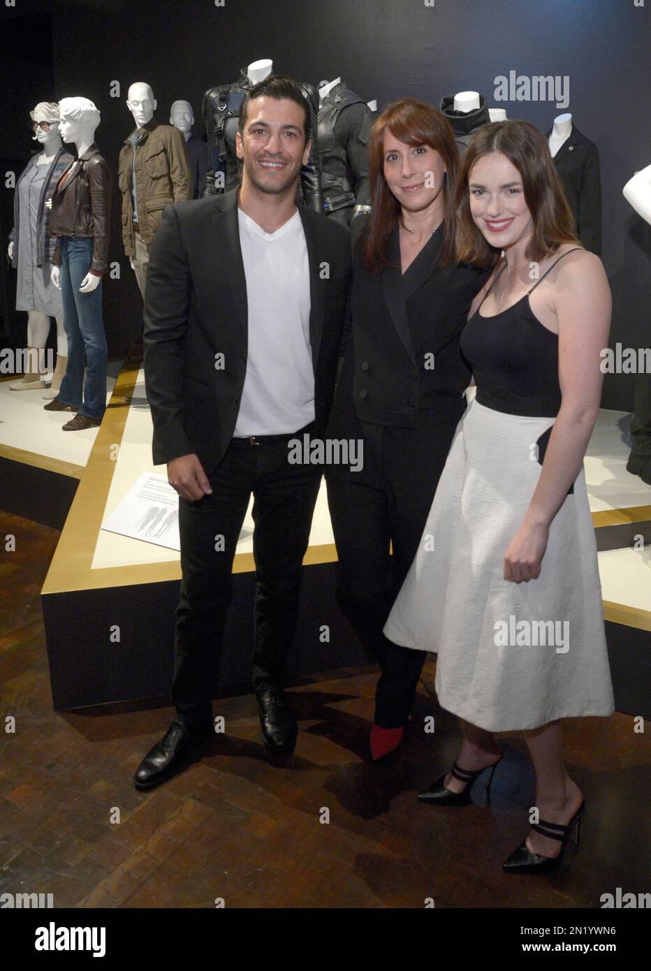 Ann Foley, costume designer of "Marvel's Agents of S.H.I.E.L.D", center ...