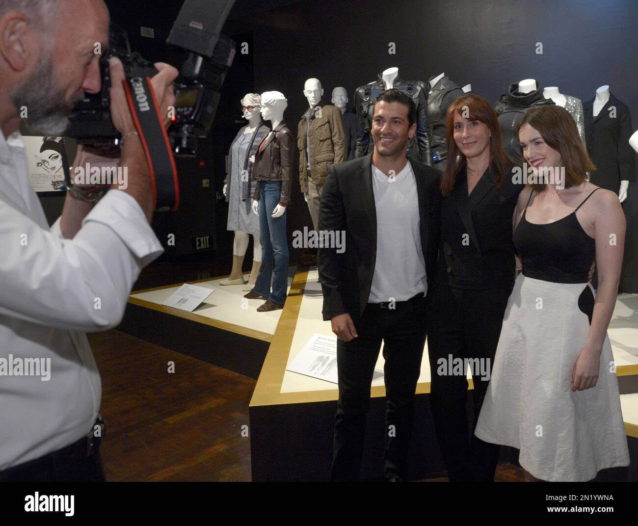 Ann Foley, costume designer of "Marvel's Agents of S.H.I.E.L.D", center ...