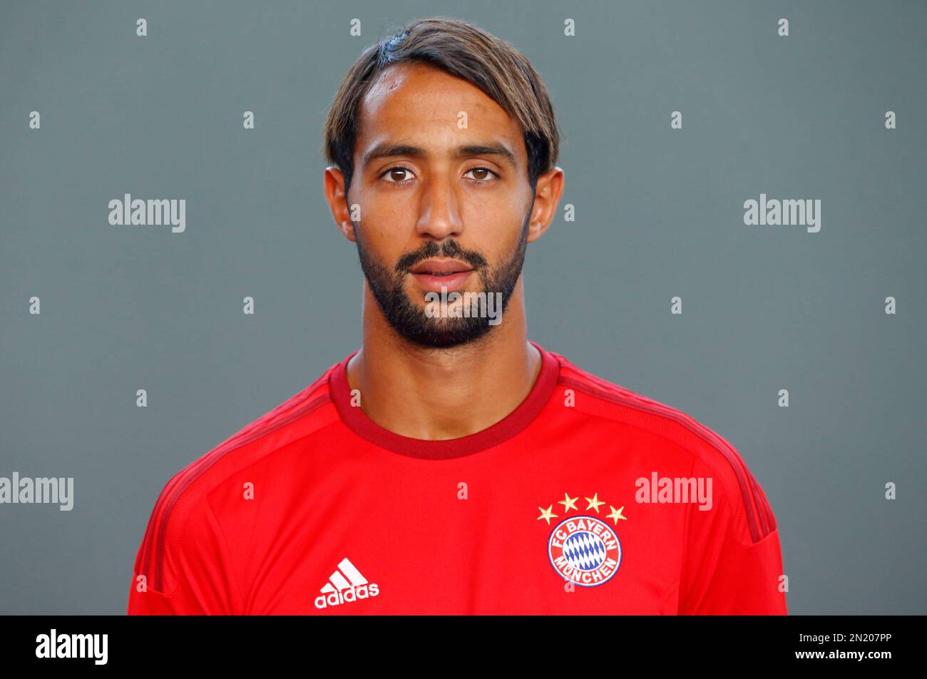Bayern’s Medhi Benatia from Morocco poses during an official photo ...