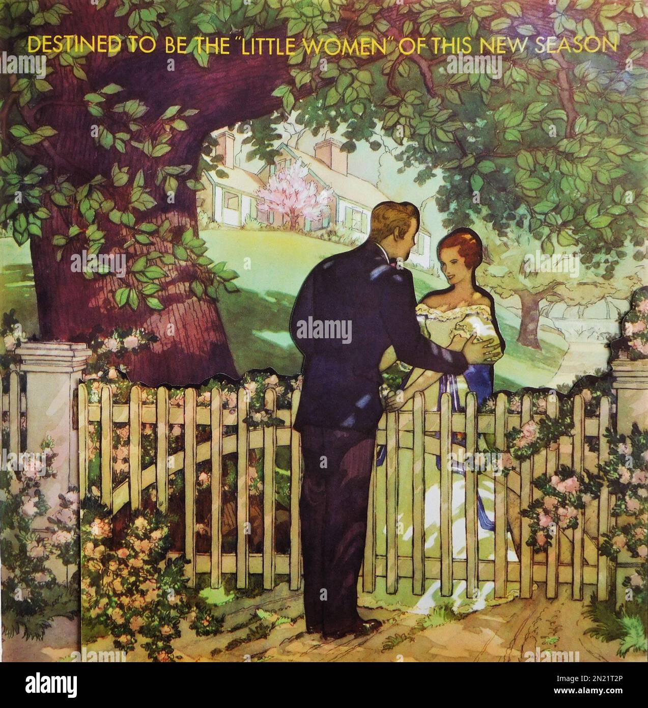 Werbeträger für ANNE SHIRLEY und TOM BROWN in ANNE OF GREEN GABLES 1934 ...