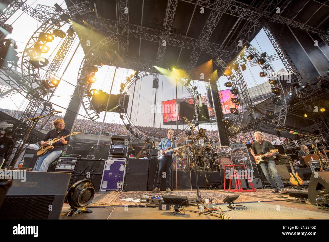 IMAGE DISTRIBUTED FOR THE GRATEFUL DEAD - Trey Anastasio, from left ...