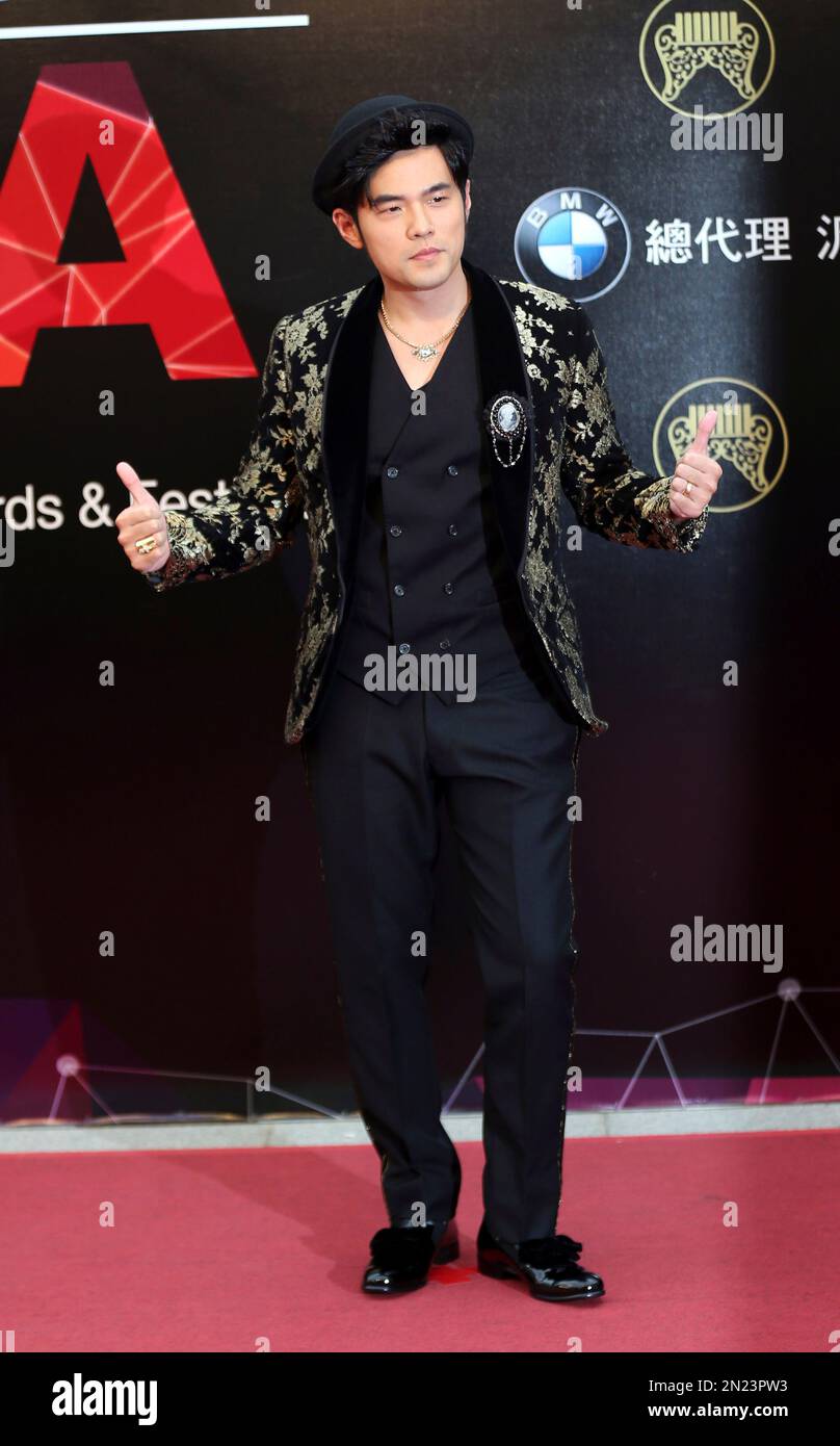 Taiwanese singer Jay Chou arrives at the 26th Golden Melody Awards in ...