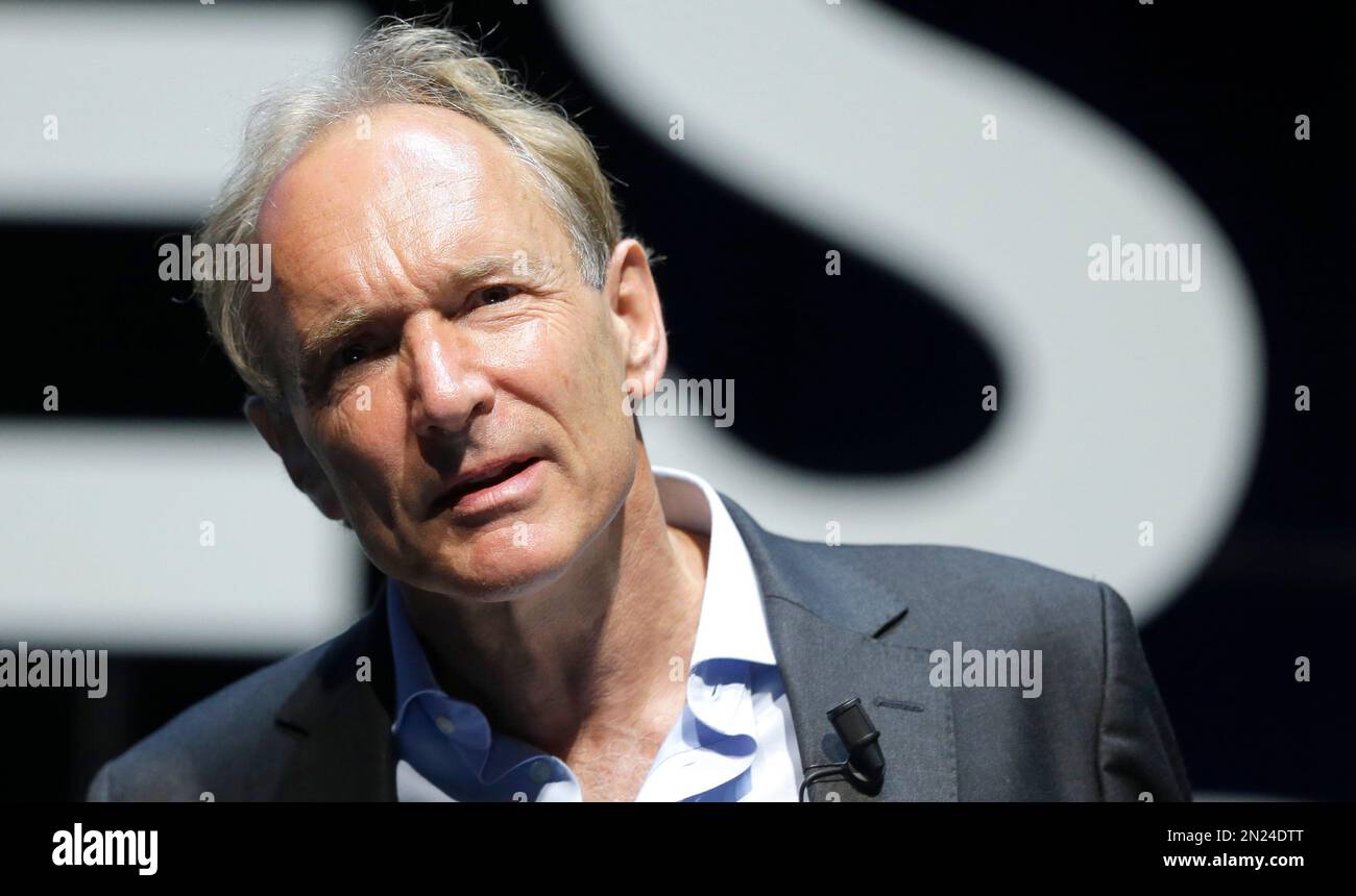English computer scientist Tim Berners Lee, best known as the inventor ...