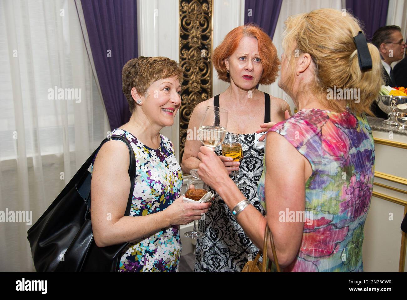 Inga Thrasher, left, Mary Lou Barber and JC Sullivan attend Networking ...