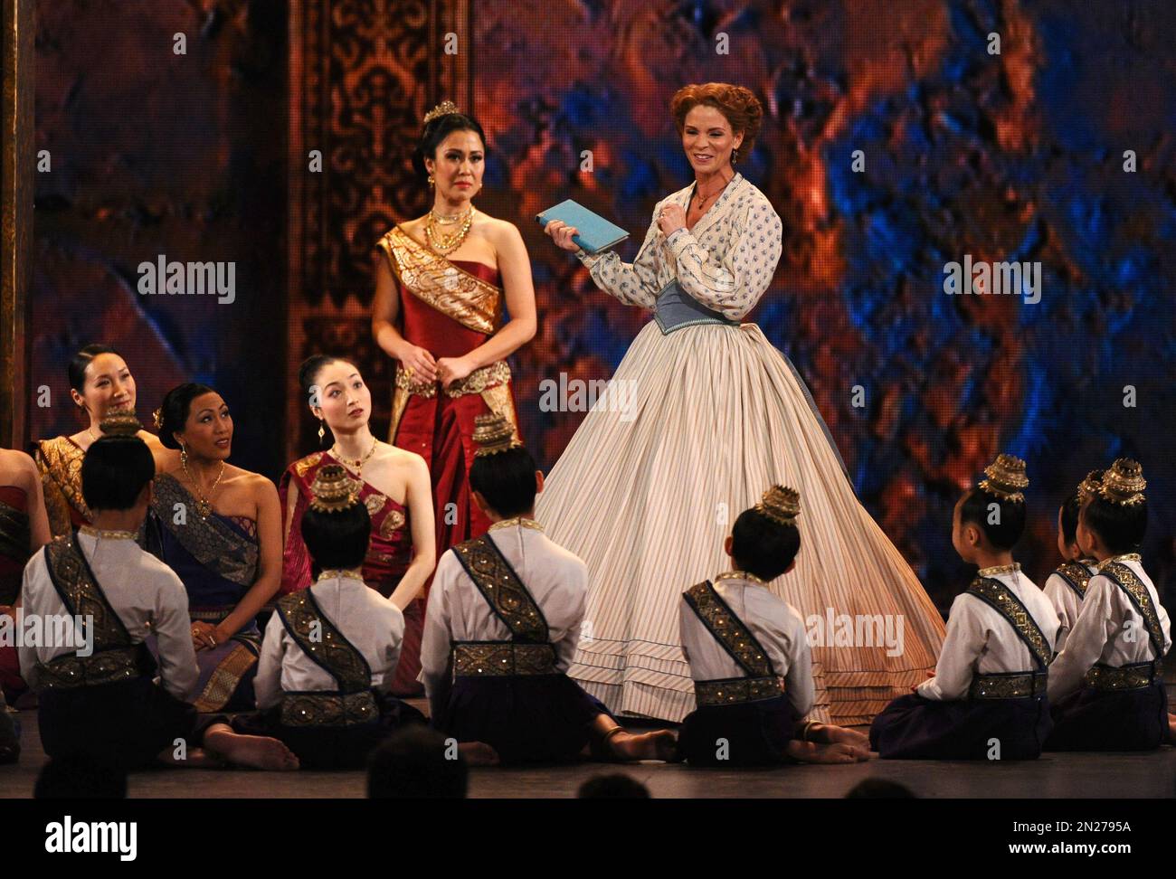 Ruthie Ann Miles, left, Kelli O'Hara and the cast of “The King and I ...