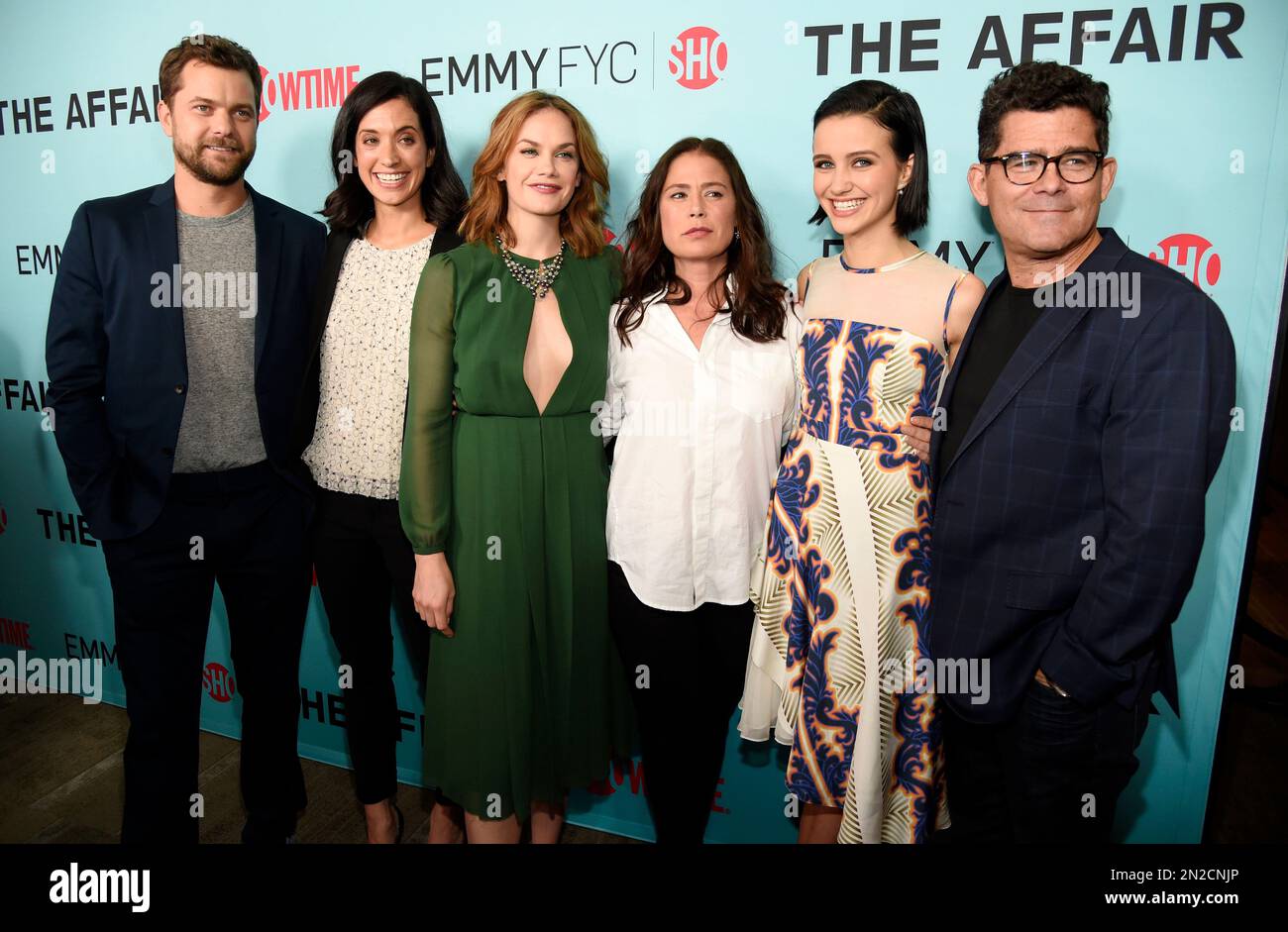 Sarah Treem, second from left, and Jeffrey Reiner, far right, executive ...