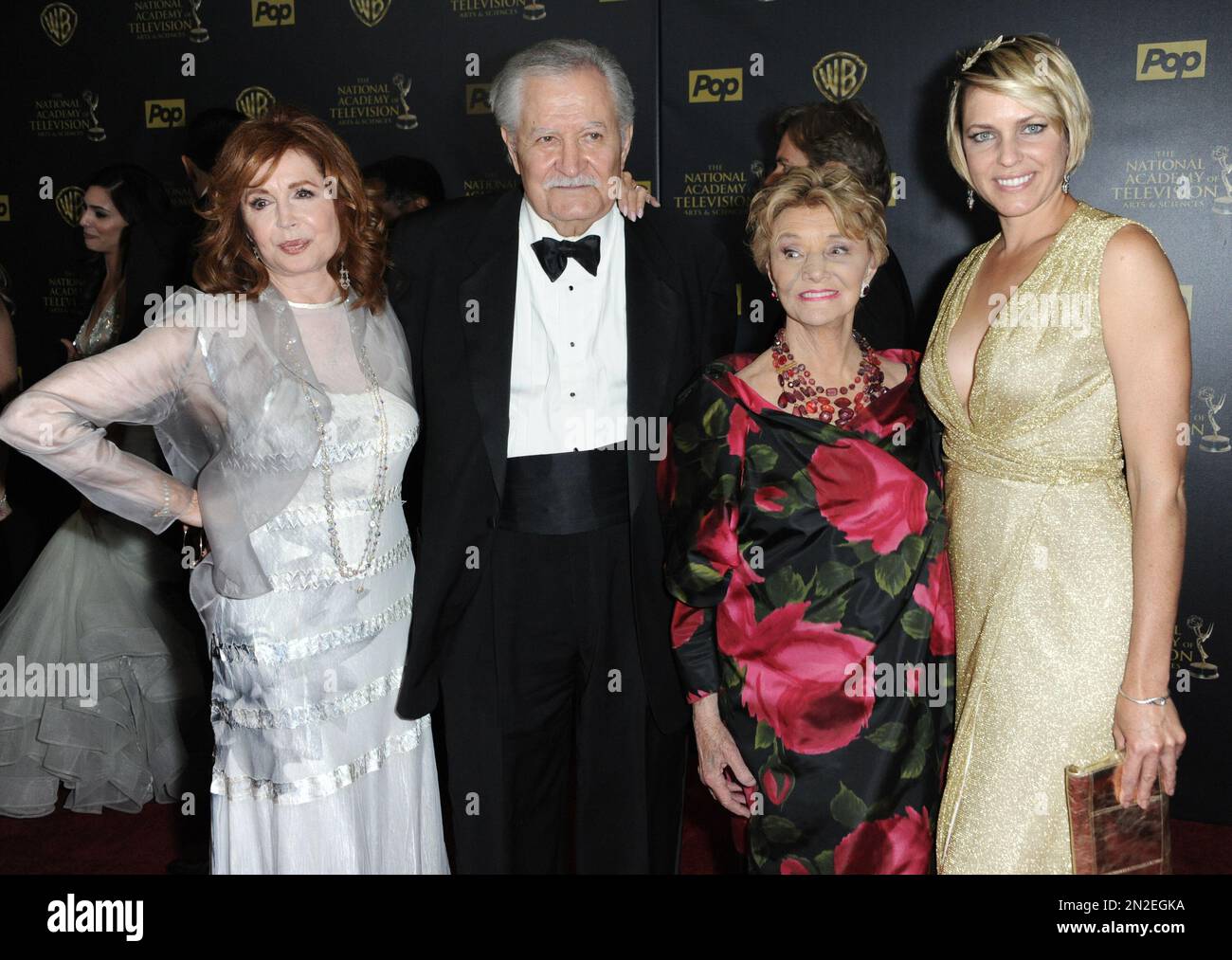 Suzanne Rogers, from left, John Aniston, Peggy McCay, and Arianne ...