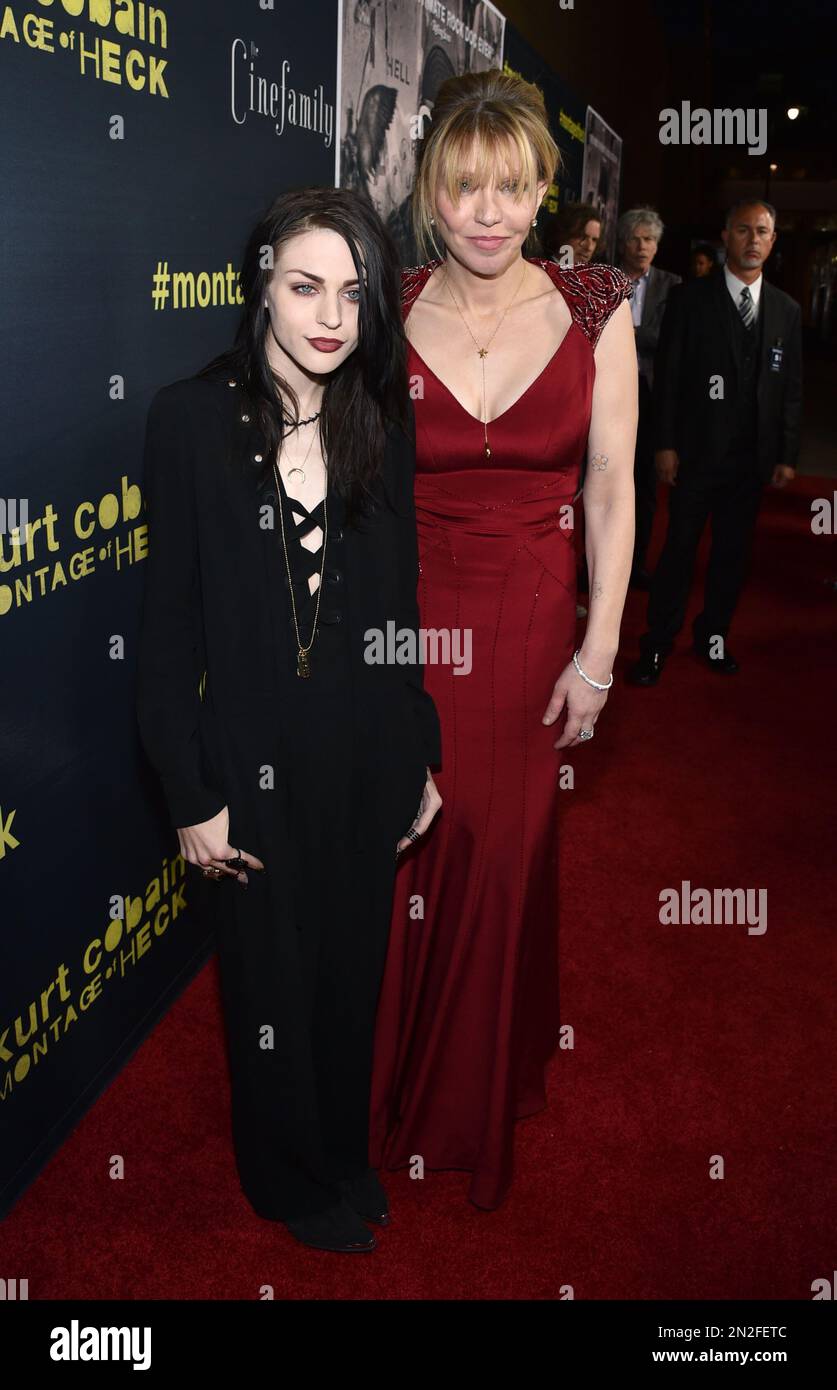 Frances Bean Cobain and Courtney Love attend the LA Premiere of "Kurt ...