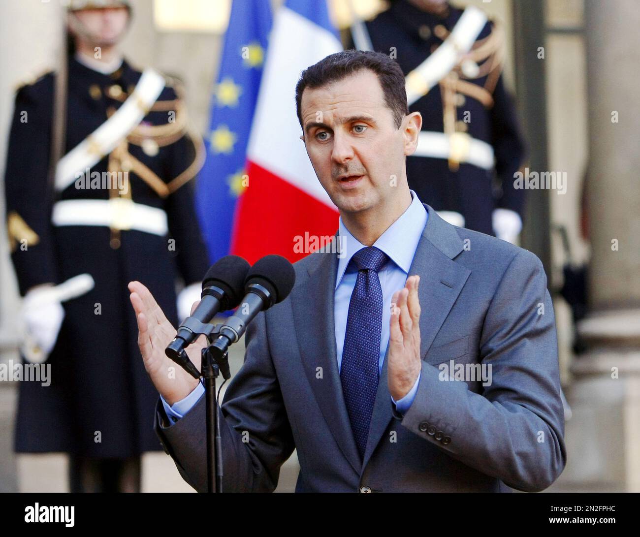 FILE - In this Thursday Dec. 9, 2010 file photo, Syria President Bashar ...