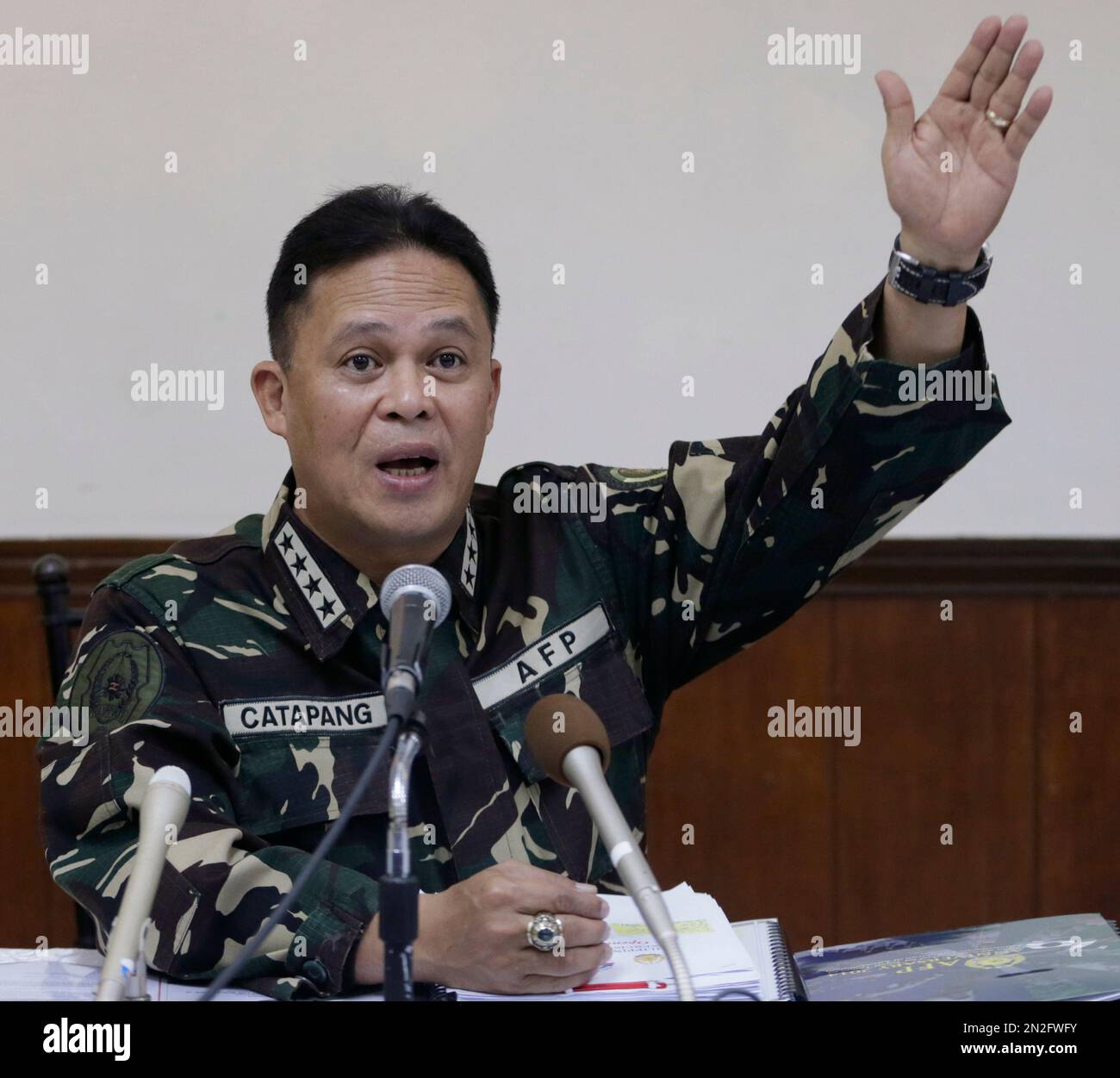 Armed Forces of the Philippines Chief of Staff Gen. Gregorio Pio ...