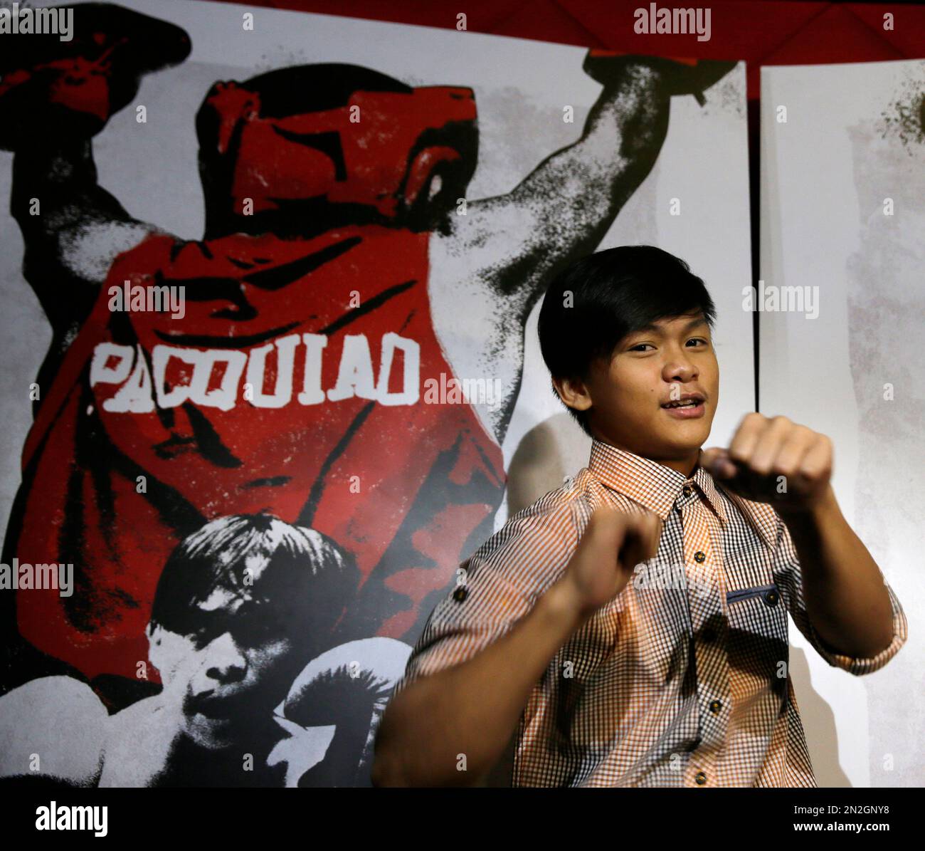 In this Tuesday, April 14, 2015 photo, Filipino actor Buboy Villar, who ...