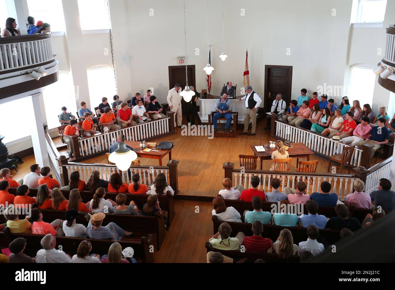 The Mockingbird Players perform "To Kill a Mockingbird," in the Monroe ...