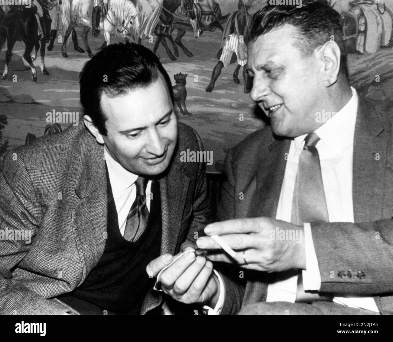 Otto Skorzeny, the officer of the former German S.S who is credited ...
