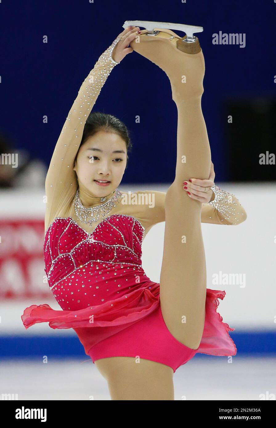 Li Zijun of China performs during the Ladies Short Program in the ISU ...