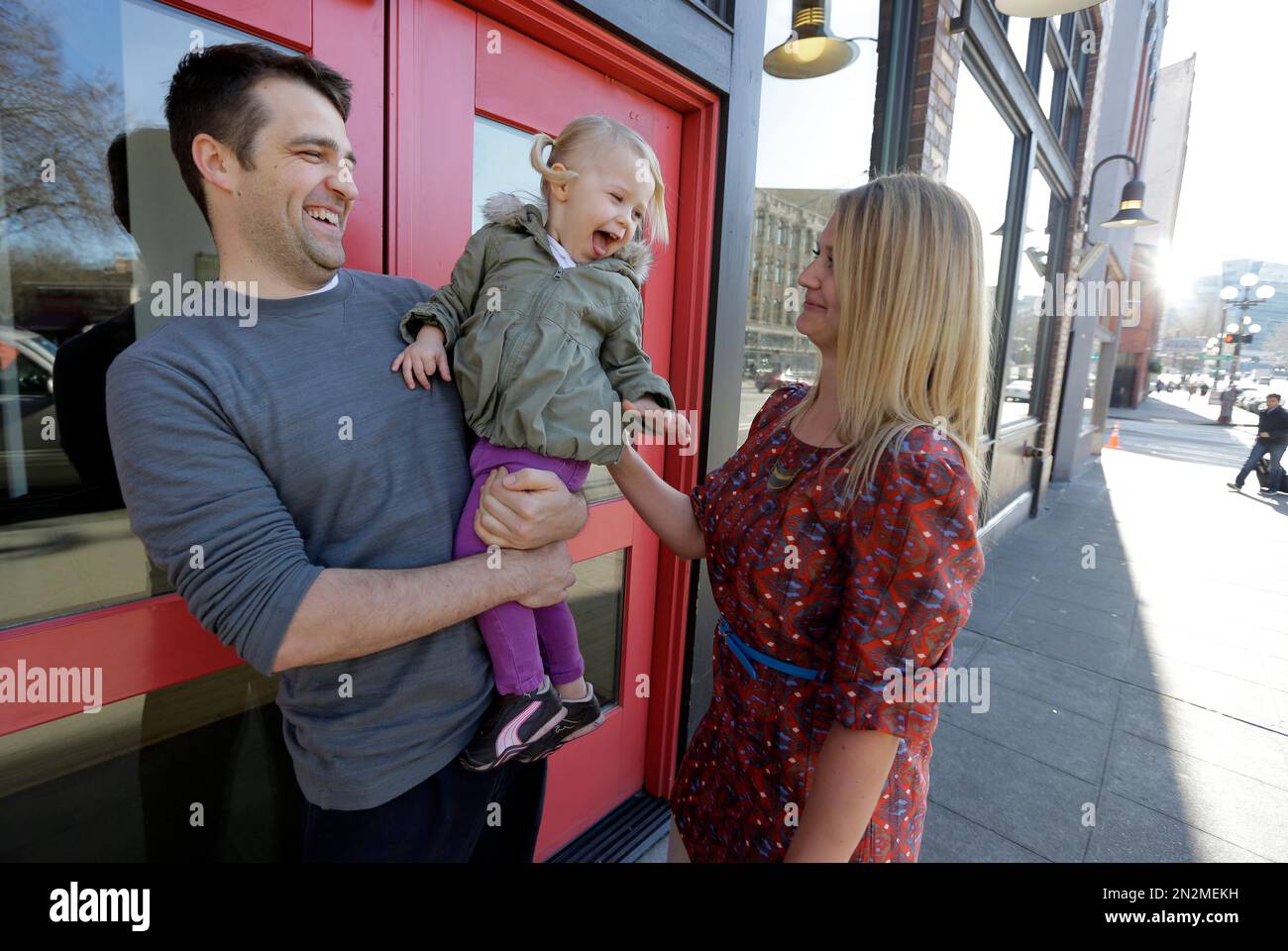 In this March 3, 2015 photo, Jenny Kelly and her husband, Michael Kelly ...