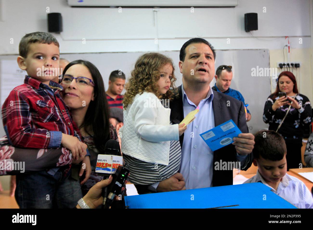 Ayman Odeh, head of the Joint List, an alliance of four small Arab ...
