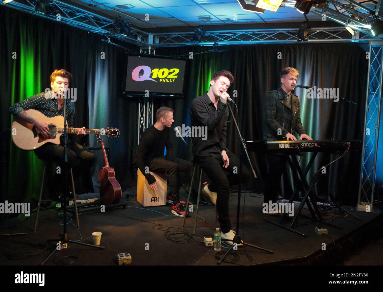 Charley Bagnall, from left, Lewi Morgan, Jake Roche and Danny Wilki of ...