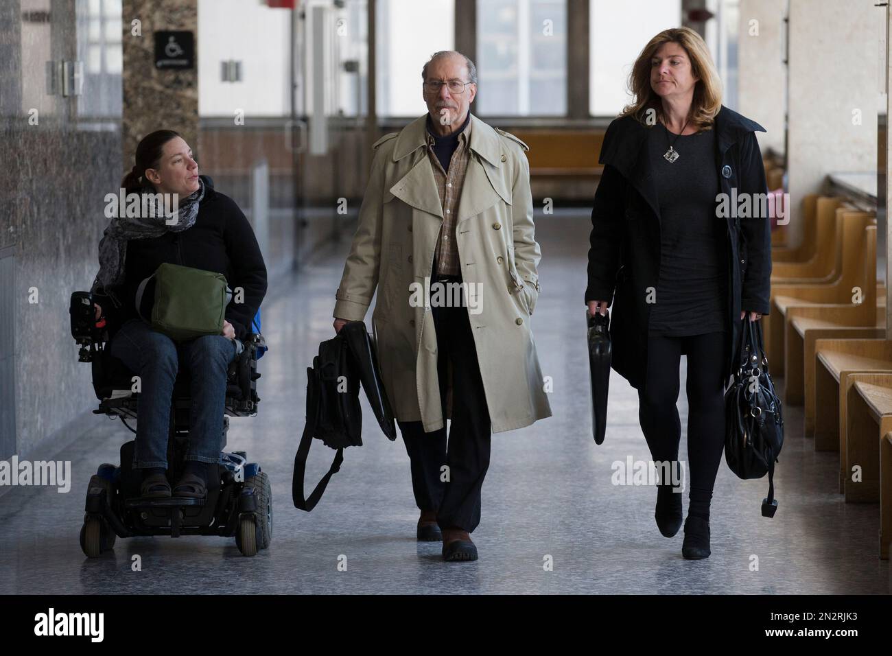 Stanley Patz, father of Etan Patz, and his daughter Shira Patz, left ...