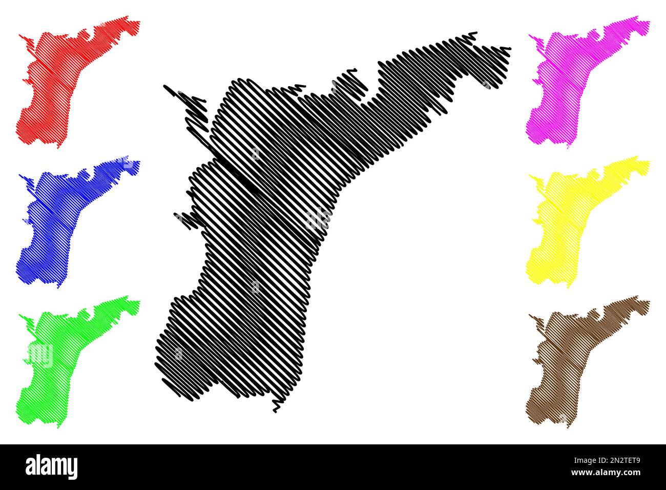 Durango kontur Stock-Vektorgrafiken kaufen - Alamy