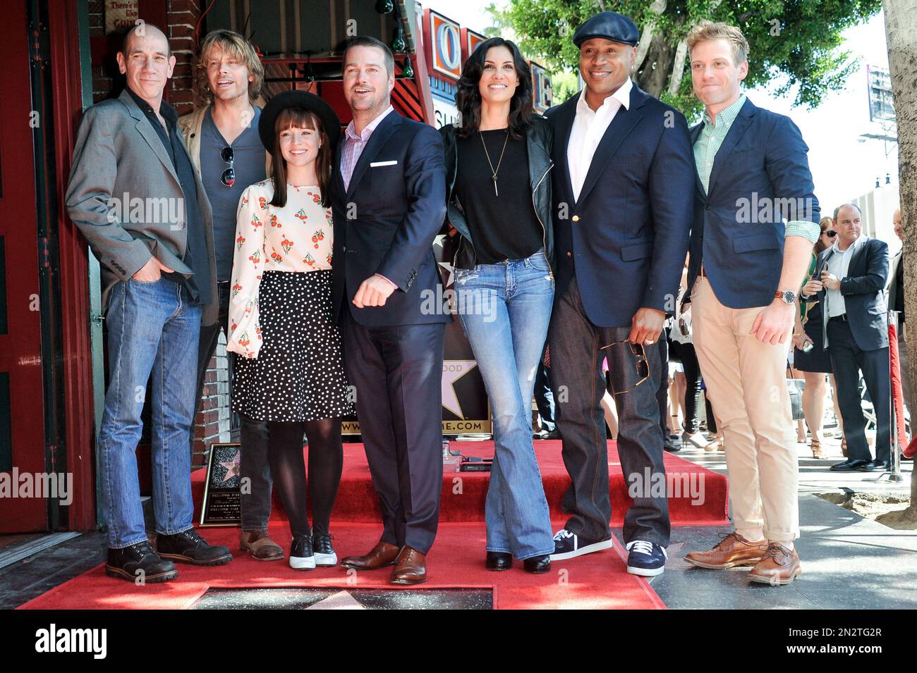 From left, Miguel Ferrer, Eric Christian Olsen, Renée Felice Smith ...