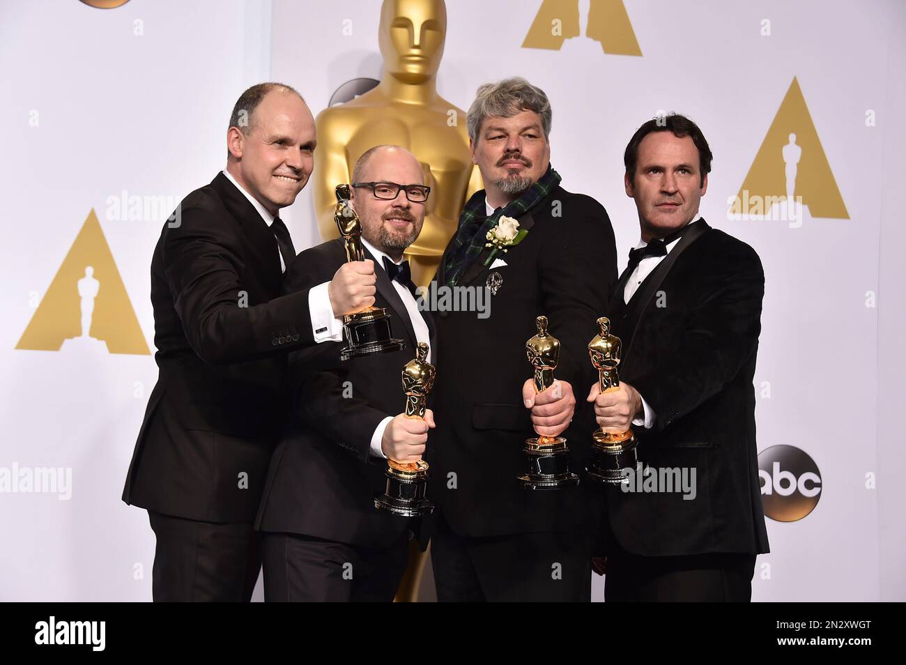Paul Franklin, and from left, Andrew Lockley, Ian Hunter and Scott ...