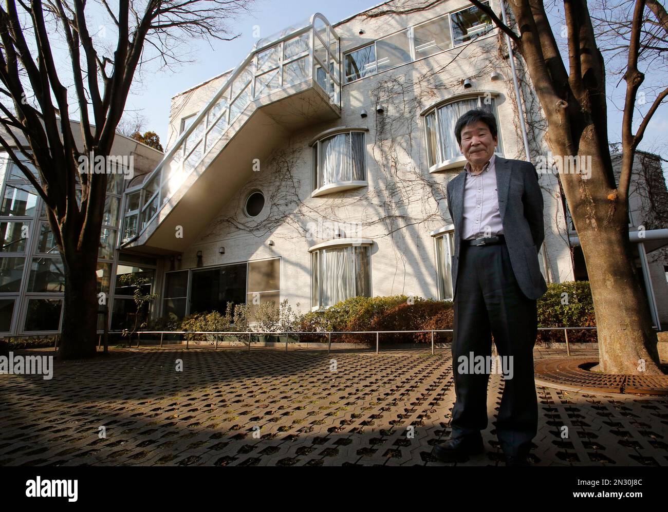 In this Thursday, Feb. 12, 2015 photo, Japanese animated film director ...
