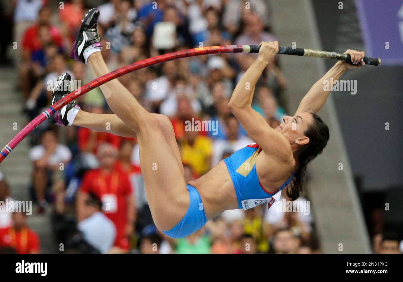 FILE - In this Tuesday, Aug. 13, 2013, file photo, Russia's Yelena ...