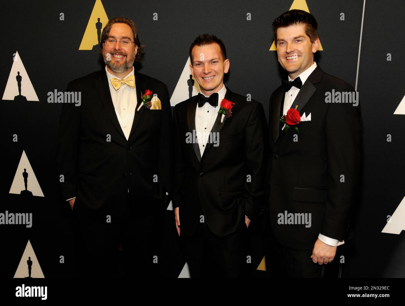 Jonathan Gibbs, left, Jeff Budsberg, center, and Scott Peterson ...