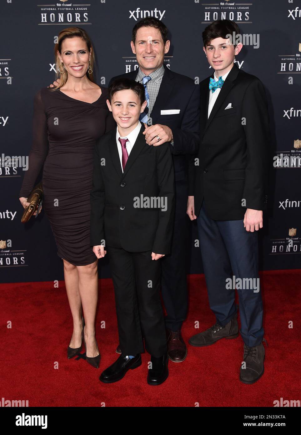 Former NFL player Steve Young, and Jackson Young, Barbara Graham Young ...