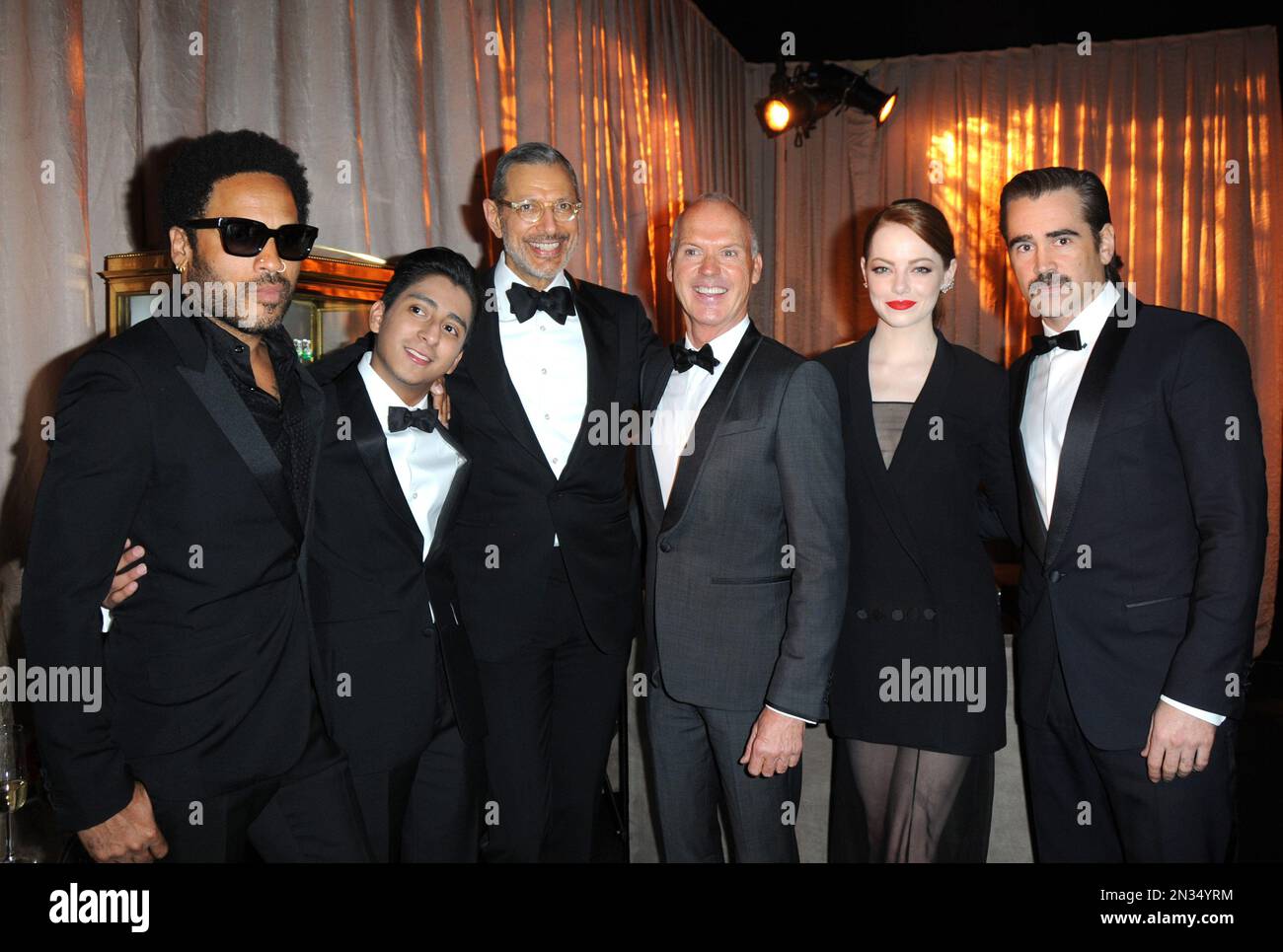 EXCLUSIVE - From left, Lenny Kravitz, Tony Revolori, Jeff Goldblum ...