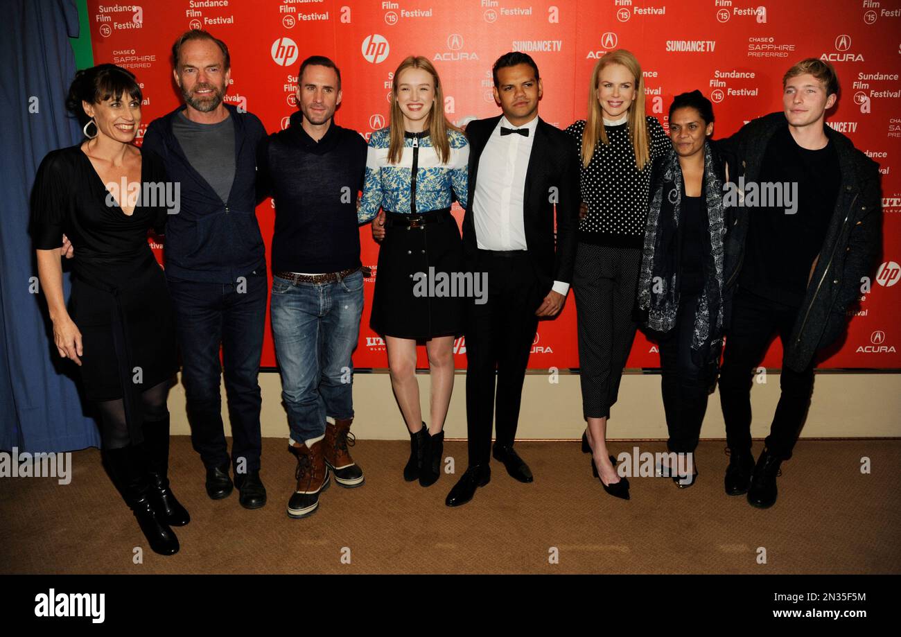 Kim Farrant, far left, director of "Strangerland," poses with cast ...