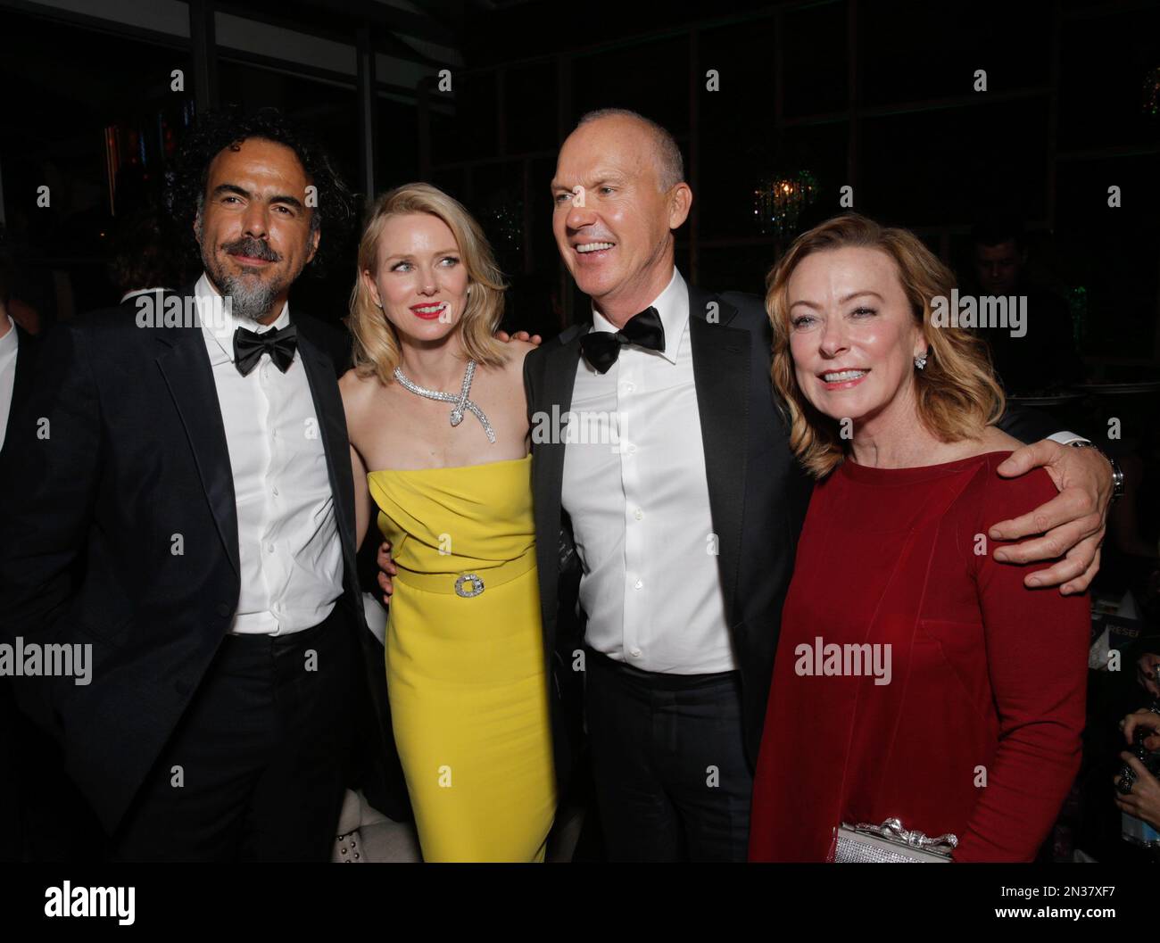 Alejandro González Iñárritu, and from left, Naomi Watts, Michael Keaton ...