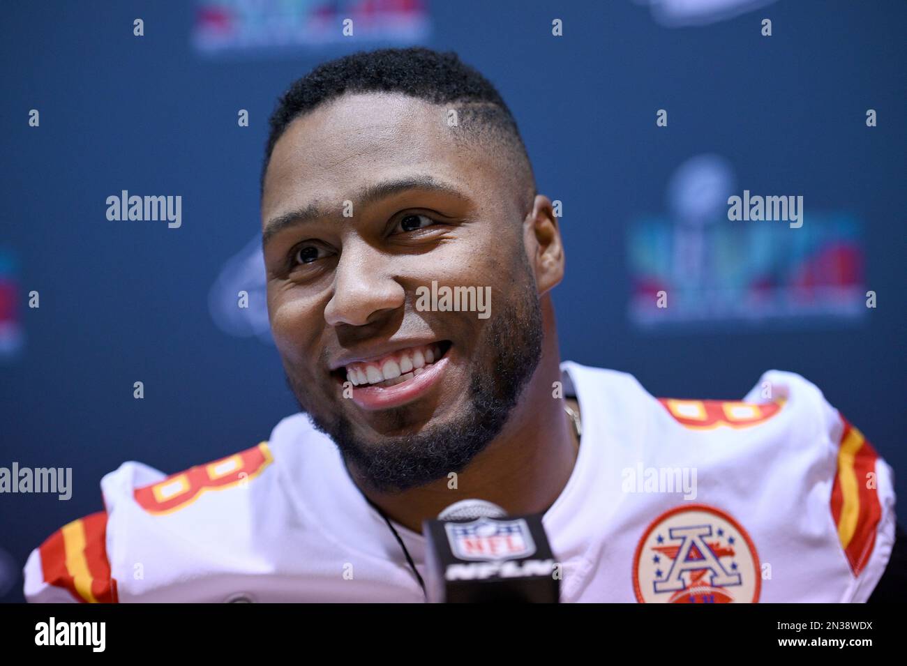 Phoenix, USA. 07. Februar 2023. Kansas City Chiefs Defensive End Carlos ...