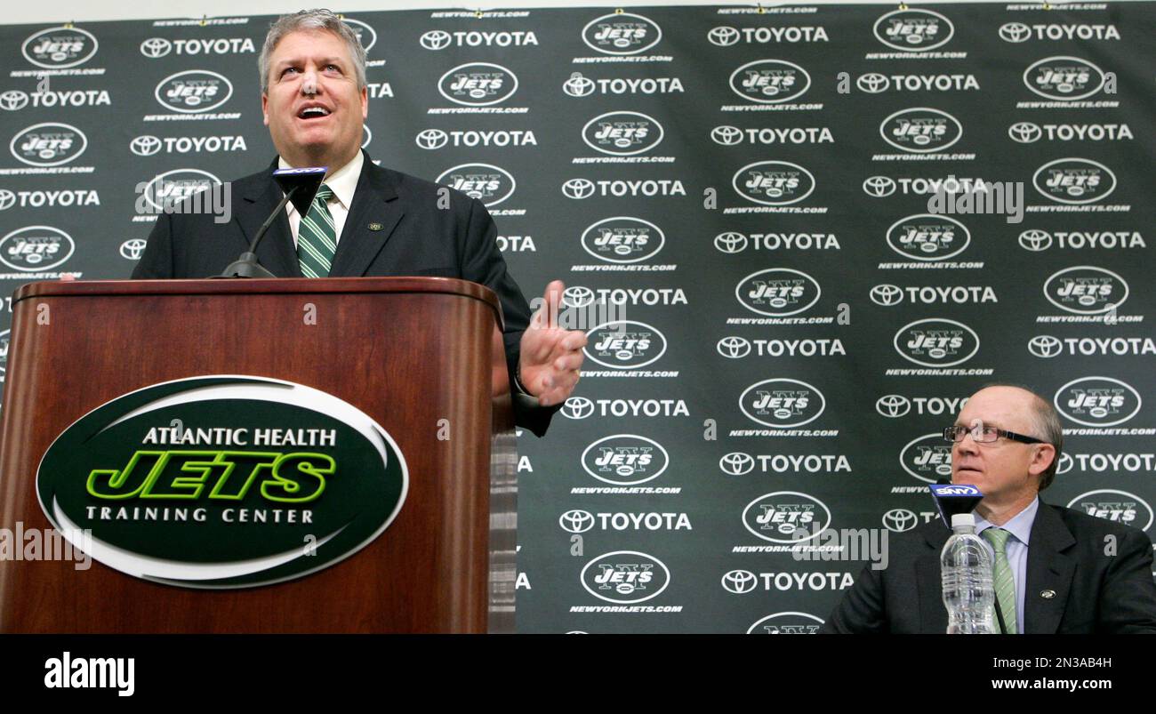 FILE- In this Jan. 21, 2009, file photo, New York Jets coach Rex Ryan ...