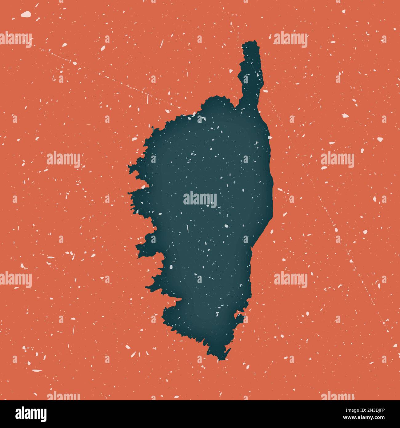 Alte karte von korsika Stock-Vektorgrafiken kaufen - Alamy